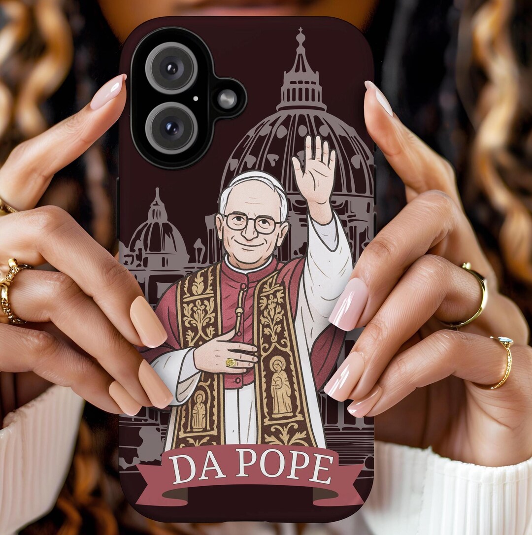 Pope Leo Cartoon Phone Case: Catholic Gift - Etsy