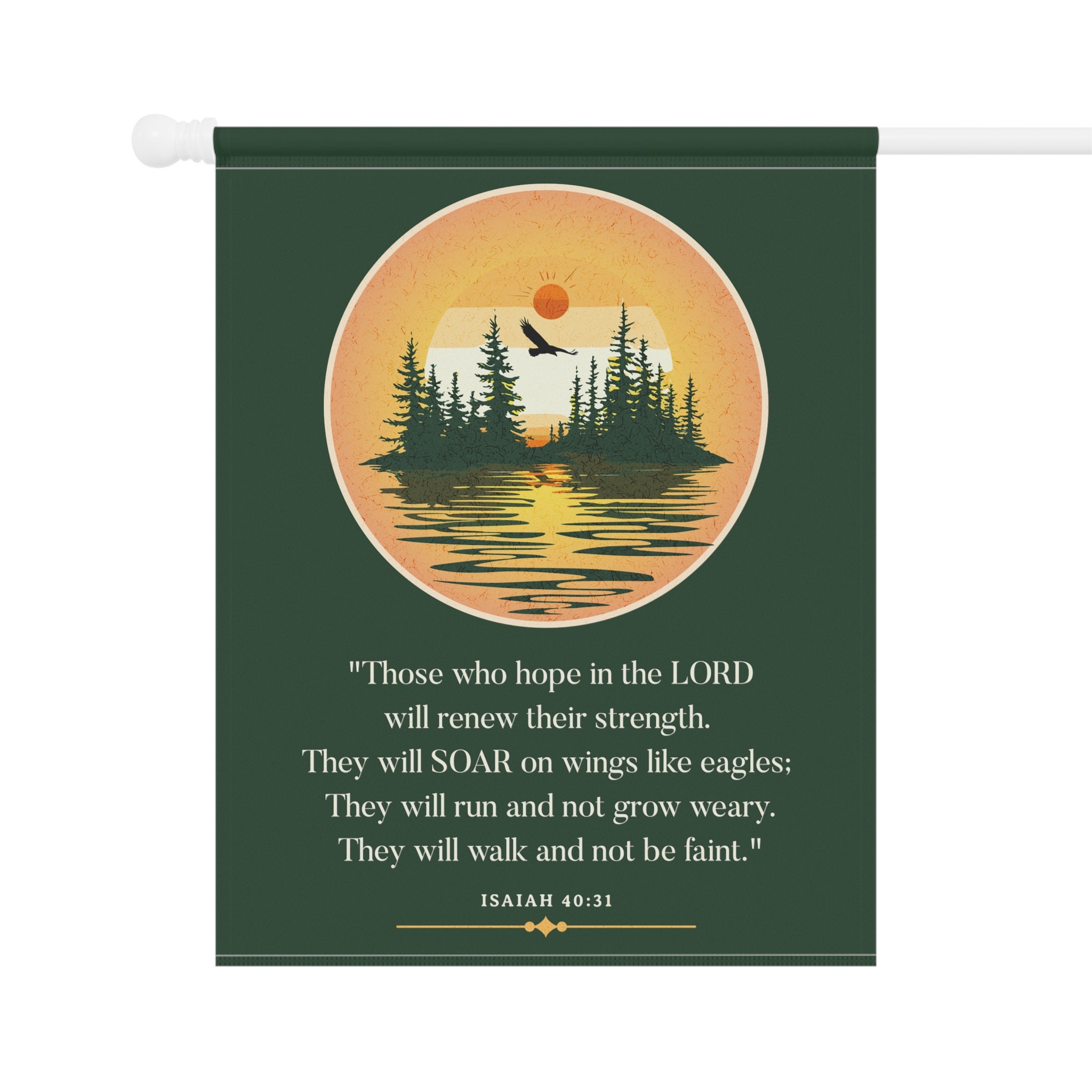 Hope in the Lord Garden & House Banner, Bible Verse Garden Flag ...