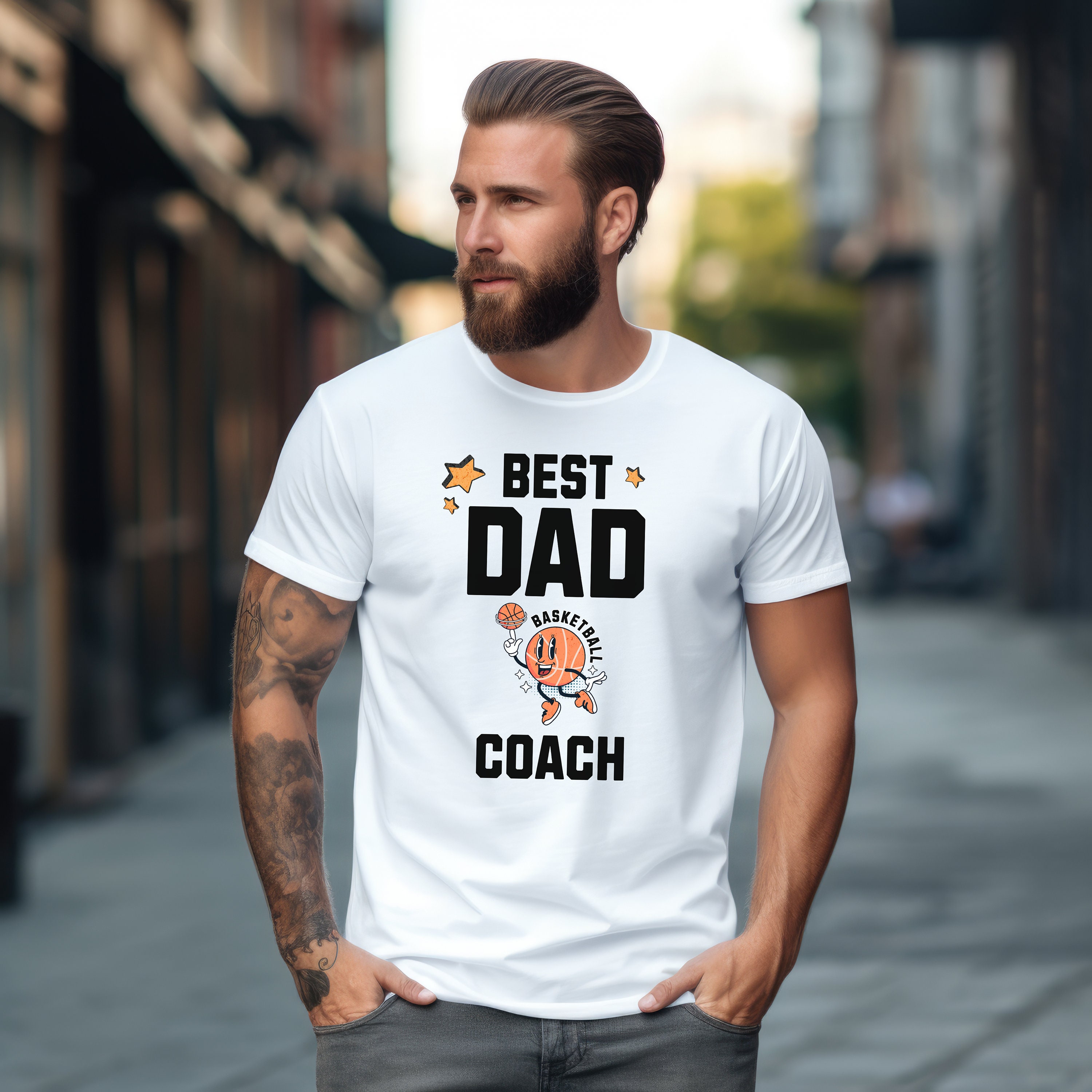 Best Dad Basketball Coach Shirt, Funny Coach Dad Gift, Father's Day ...