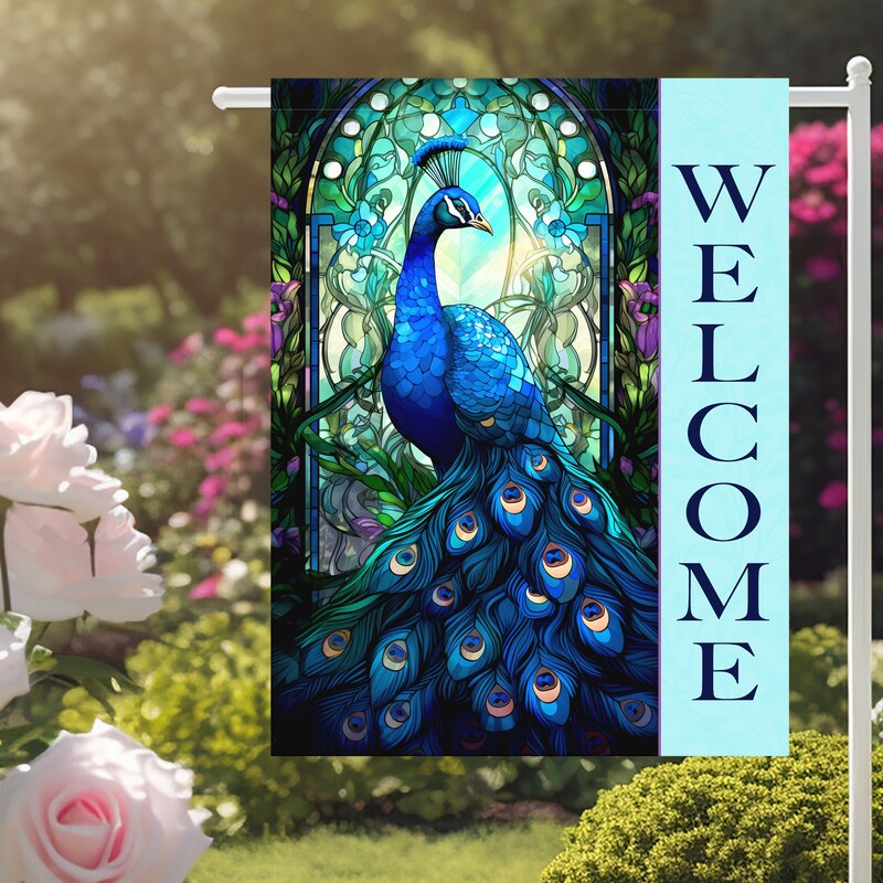 Peacock Welcome Sign - Etsy
