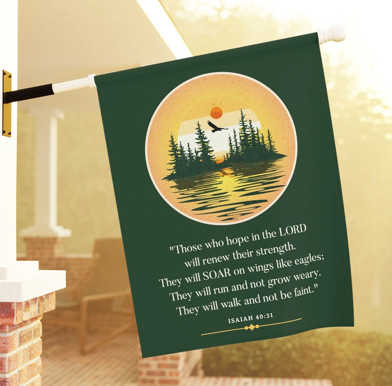Hope in the Lord Garden & House Banner, Bible Verse Garden Flag ...
