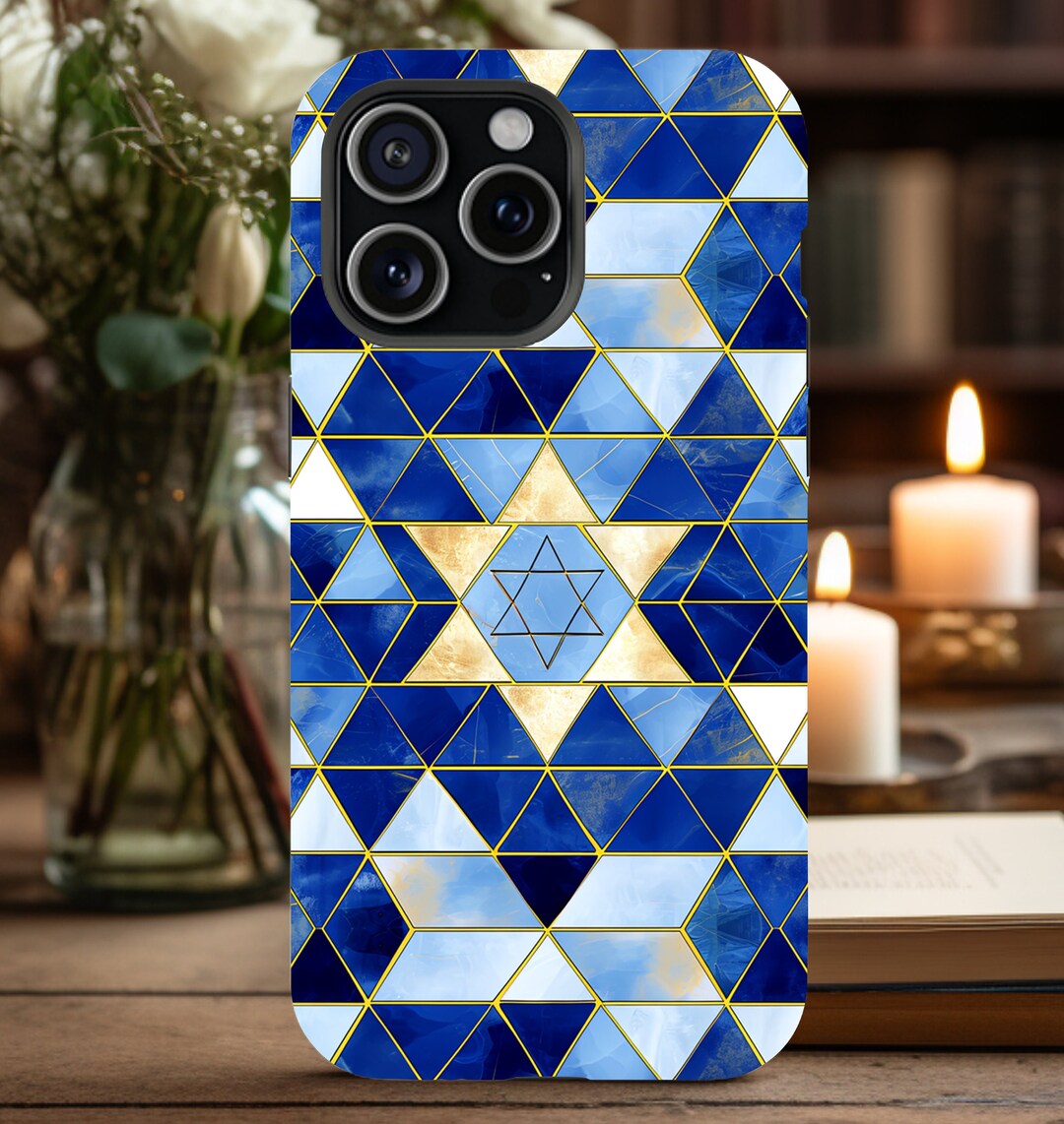 Star of David iPhone Case, Jewish Phone Case, Religious Phone Case ...
