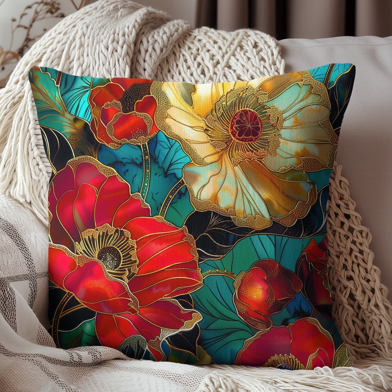 Poppy Pillows - Etsy