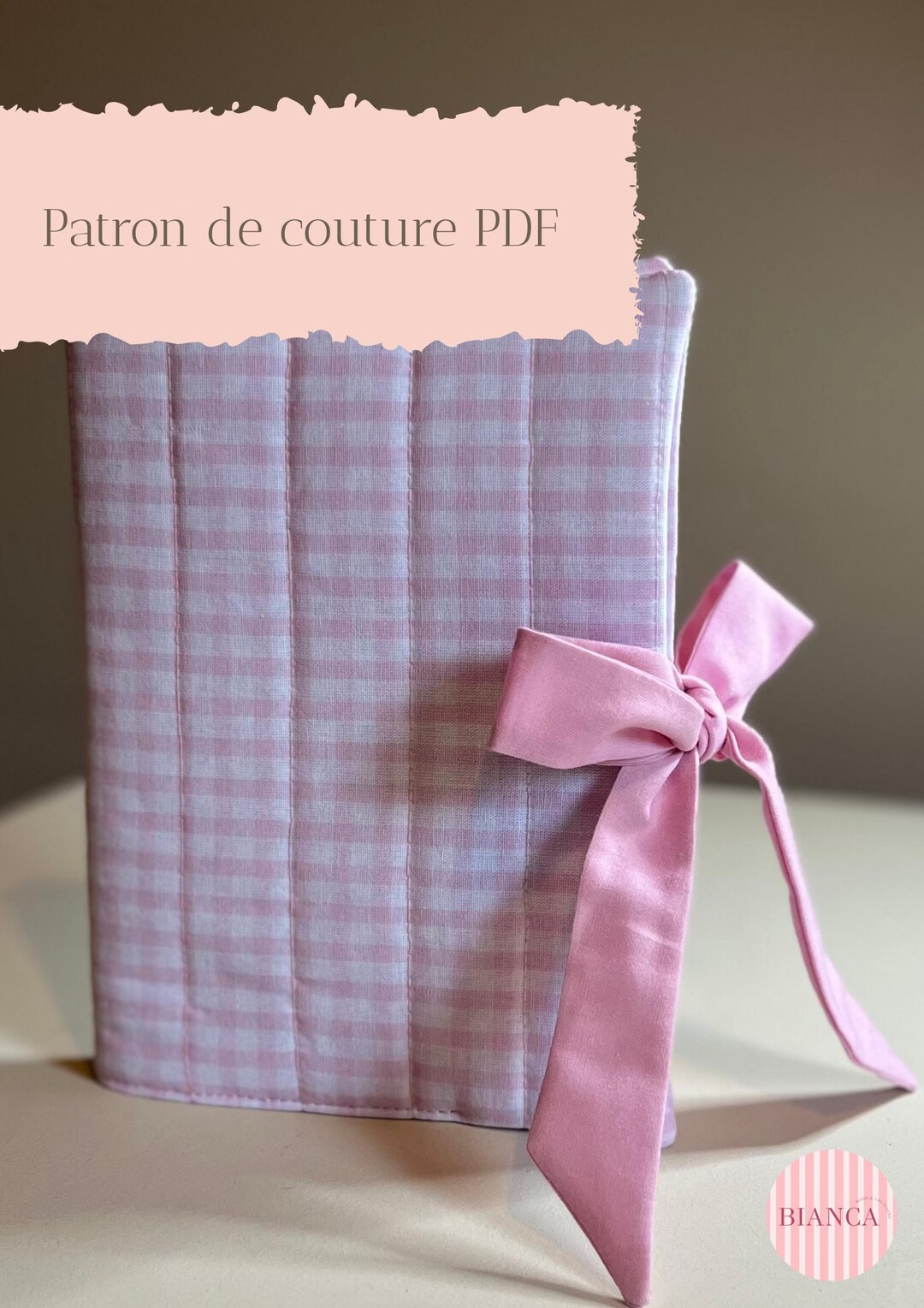 Notebook Cover Sewing Pattern, With Tie Closure, Quilted and Fully ...