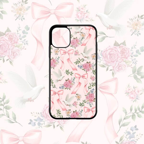 Baby Blue Bow Phone Case - Etsy