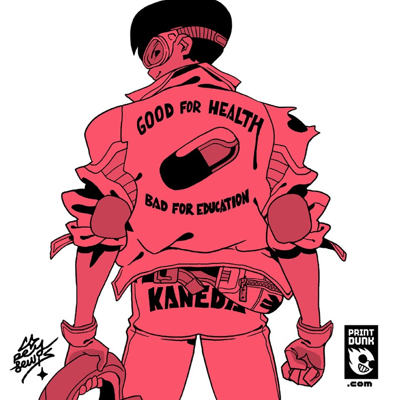 Kaneda - 11 X 17" Art Print - Etsy