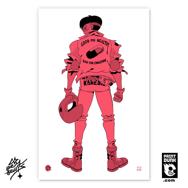 Kaneda - 11 X 17" Art Print - Etsy