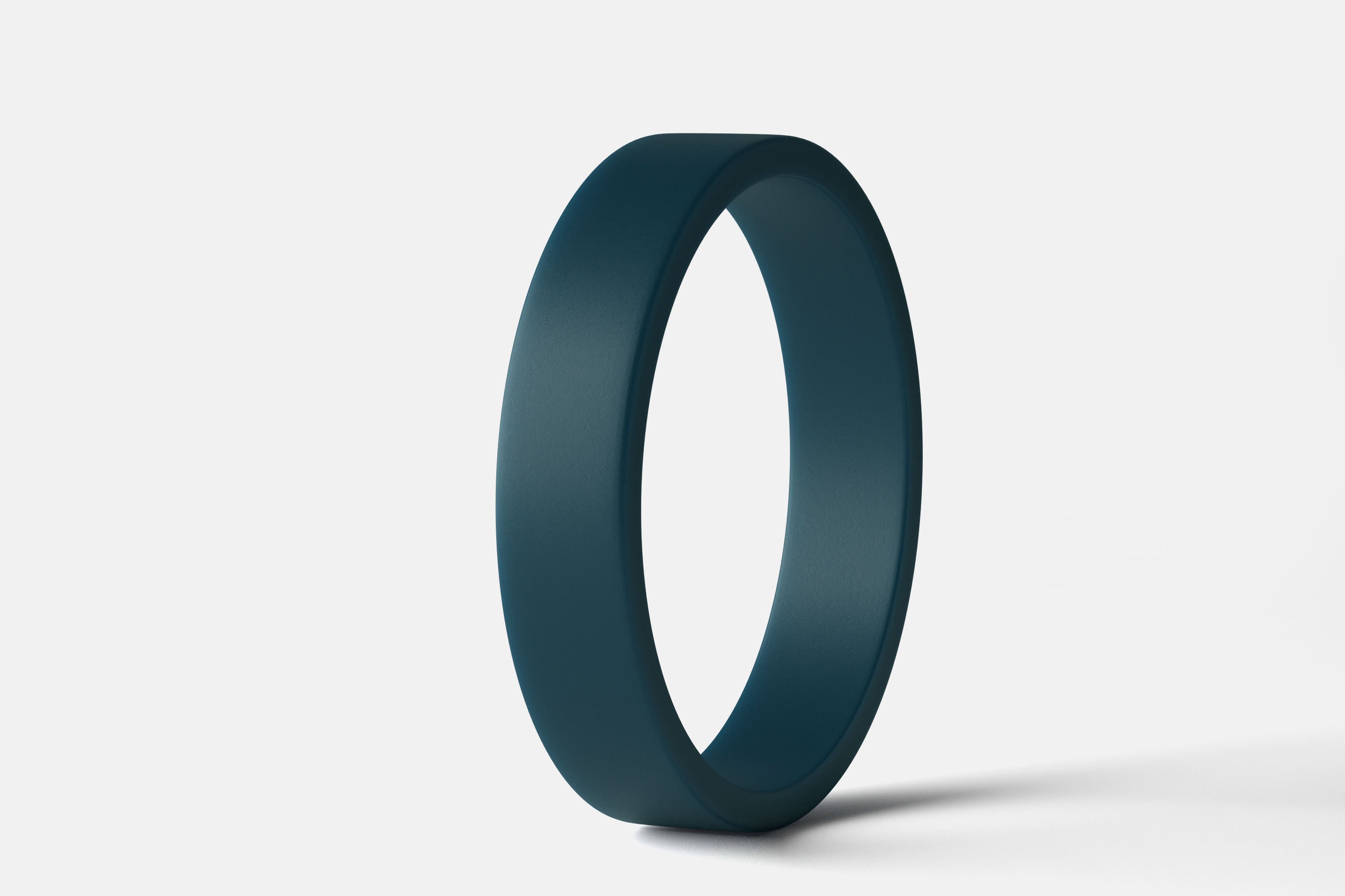 Thin Wedding Band for Him Silicone Wedding Ring Sleek Silicone Ring ...