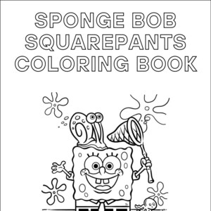 spongebob squarepants coloring pages to print