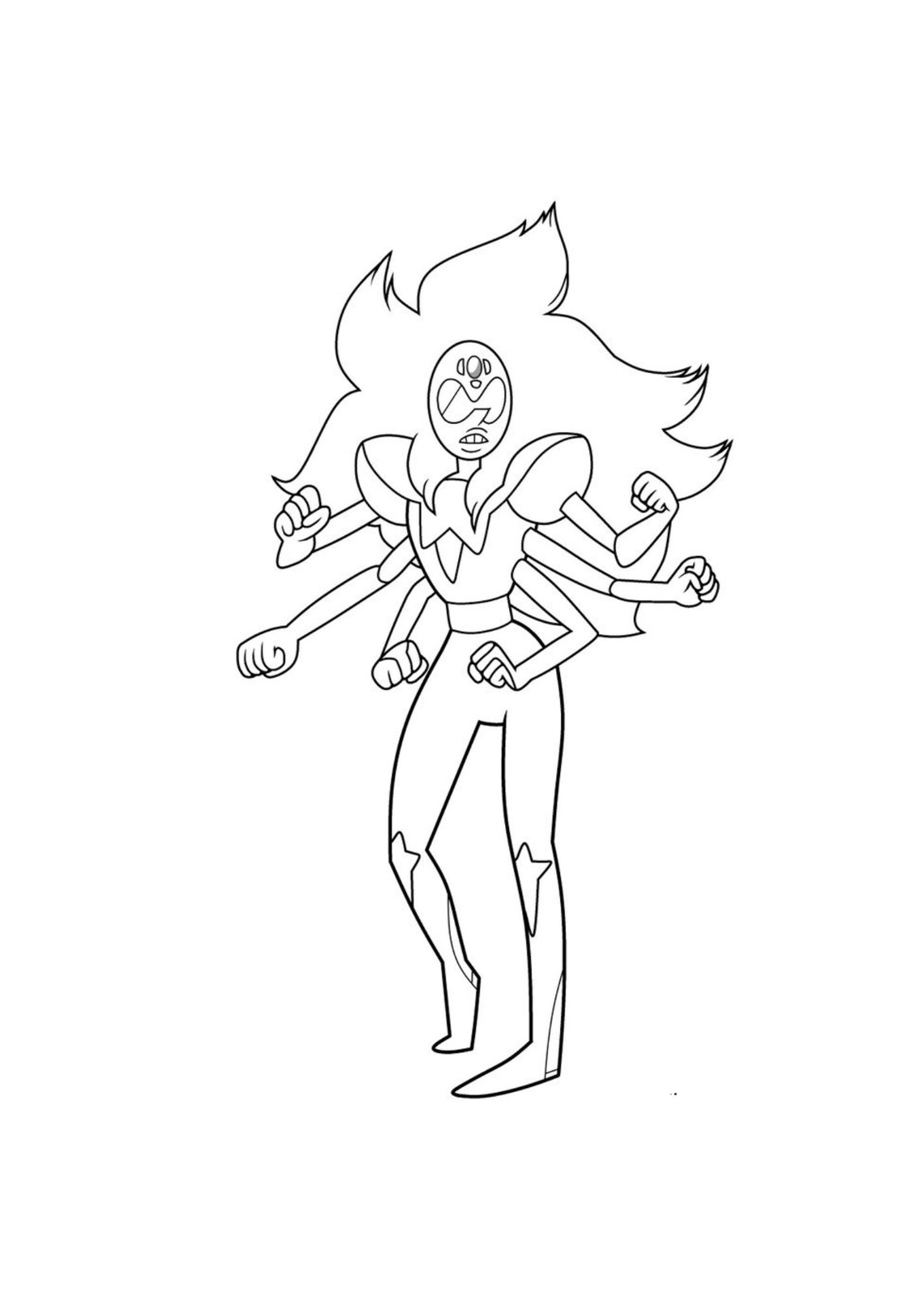 Steven Universe Coloring Printable Pages, Digital Download PDF, Kids ...