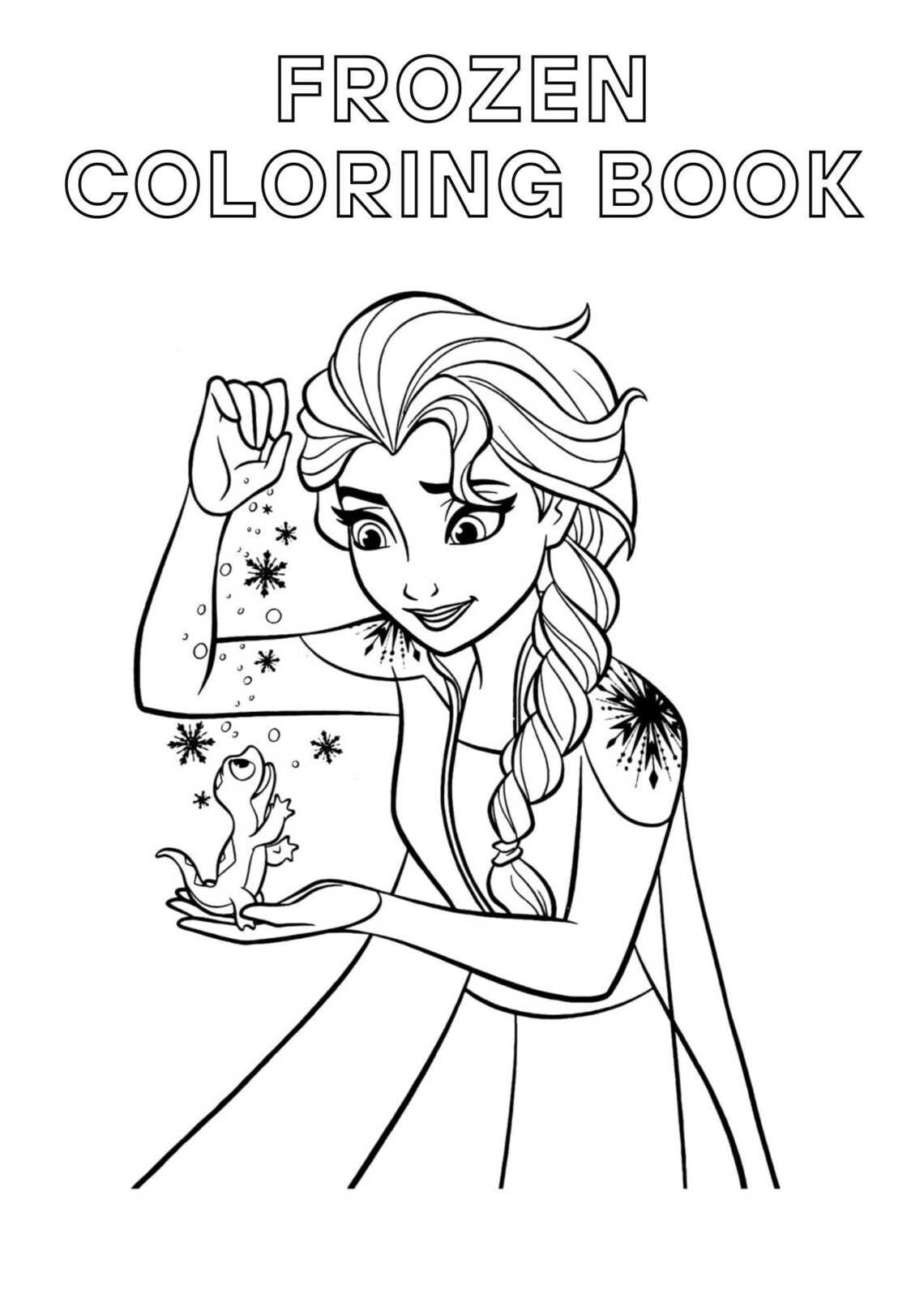 Frozen Coloring Printable Pages, Digital Download PDF, Kids Activity ...