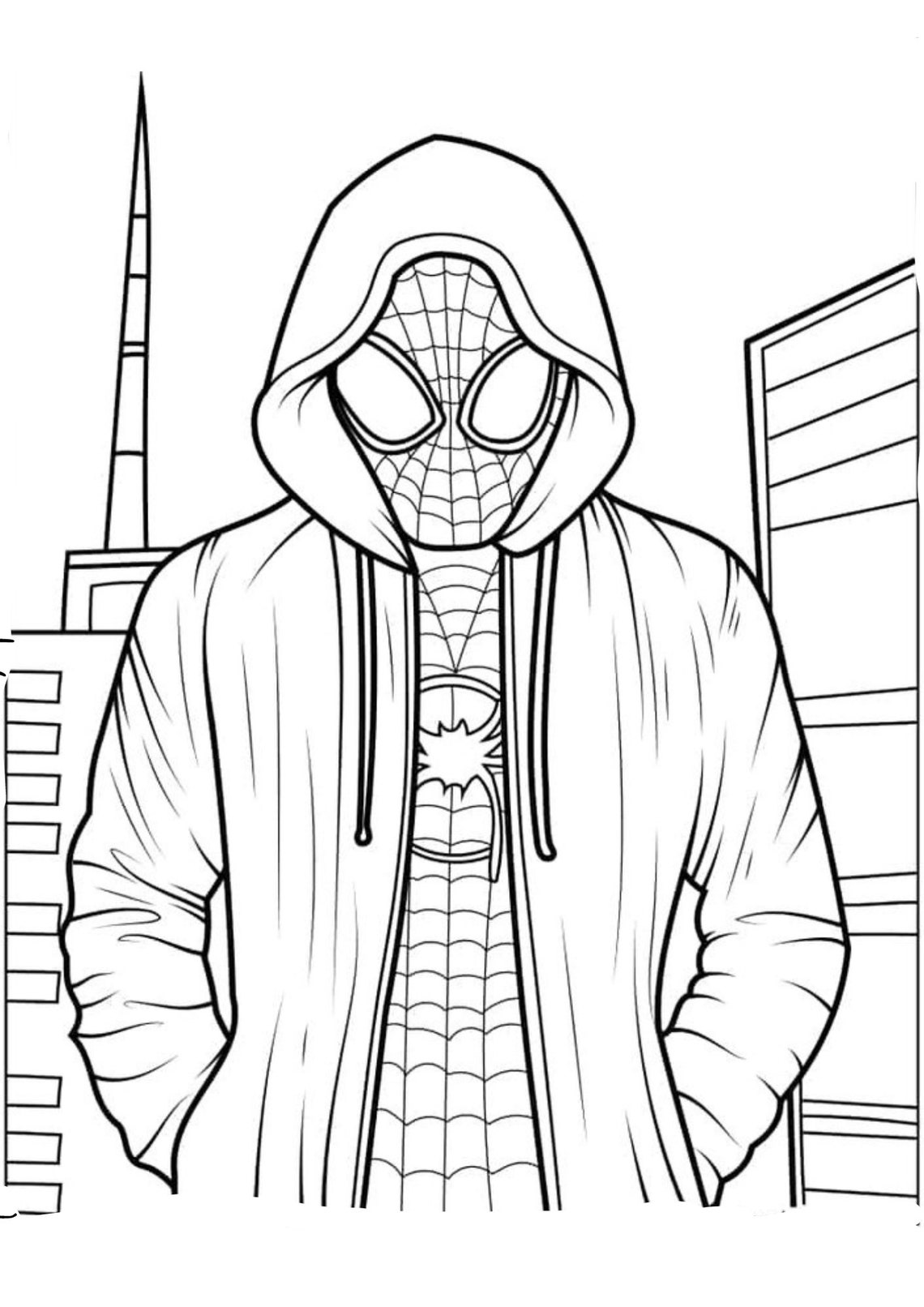 Spiderman Coloring Printable Pages, Digital Download PDF, Kids Activity ...