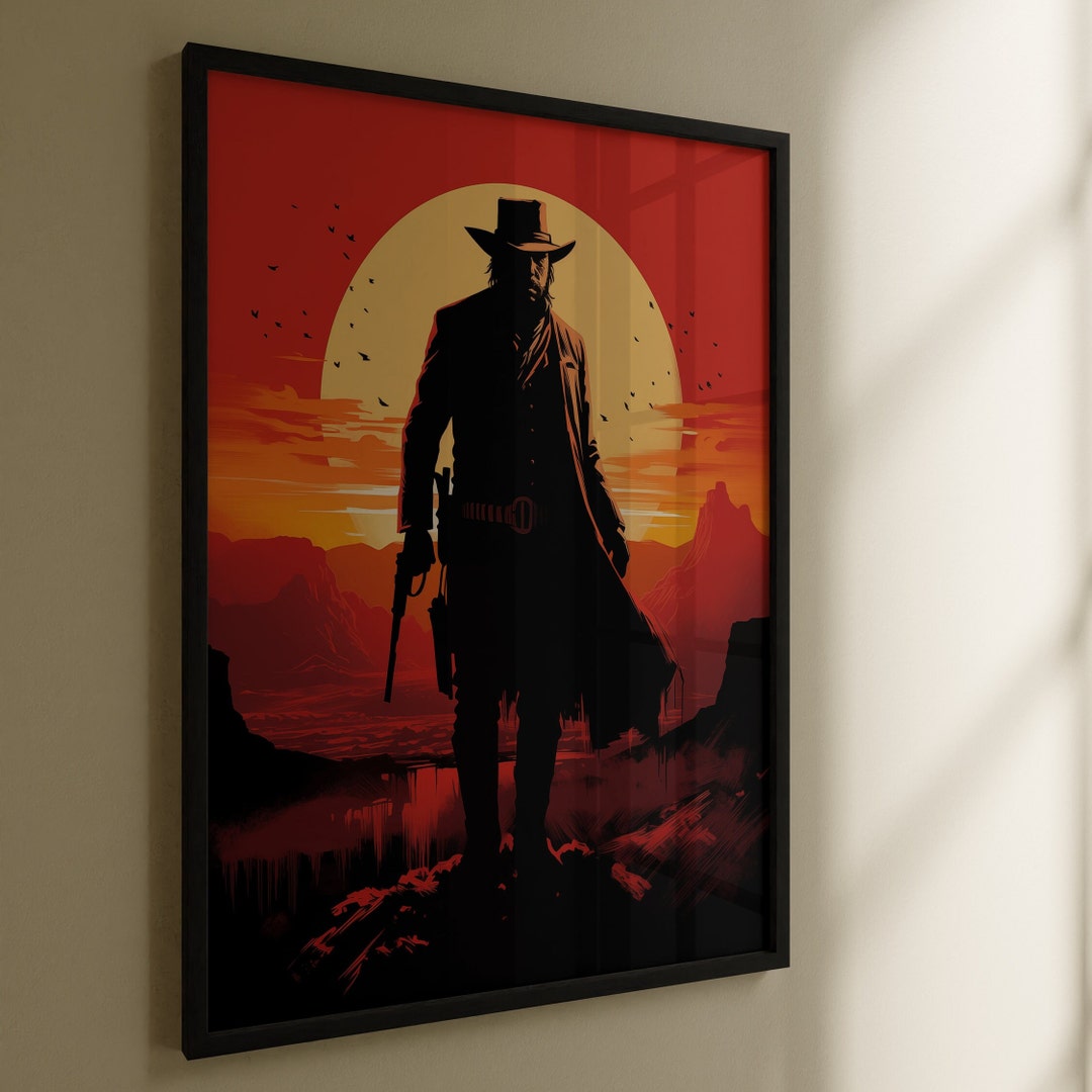 Western Fan Poster Poster Rdr Poster Rdr 2 Poster Poster - Etsy