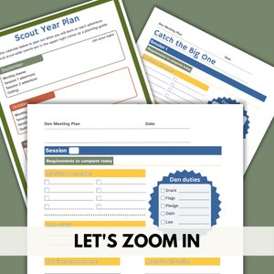 Webelos Den Meeting Planner NEW PROGRAM!, Scout Meeting Planner, Den ...