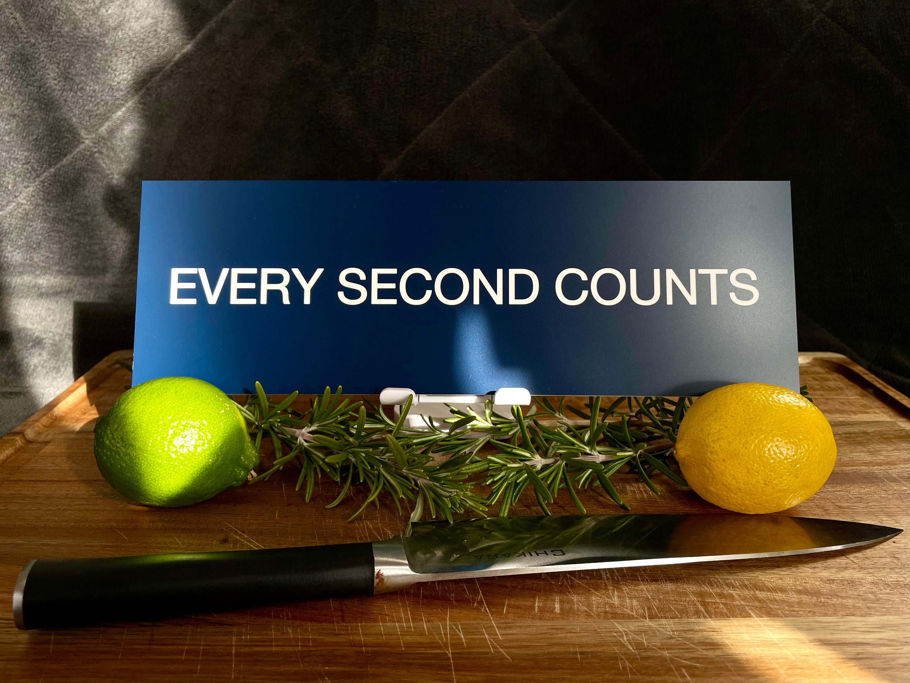 EVERY SECOND COUNTS 12 X 4 Engraved Sign as Featured in the Bear - Etsy