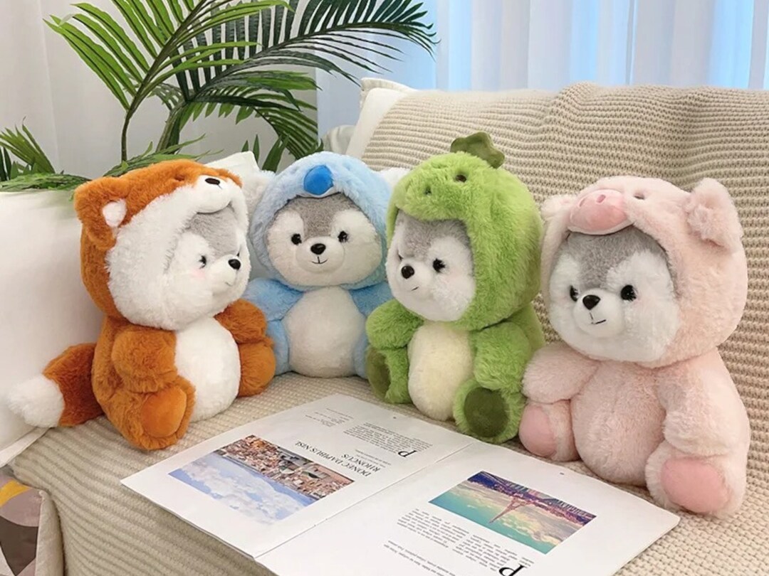 Kawaii 20cm Anime Cosplay Dog Plush Toy Cute Dinosaur Pig - Etsy
