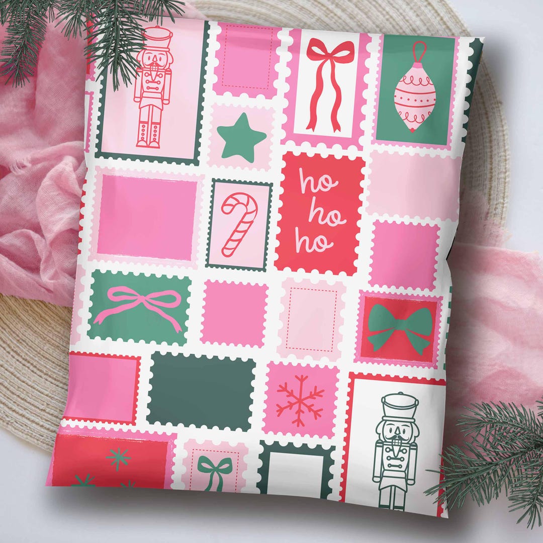 Christmas Poly Mailers 10x13 & 14x19: Designer Holiday Boutique ...