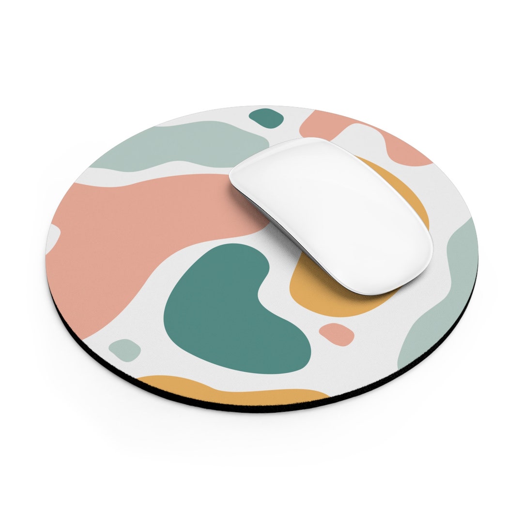 Abstract Mousepad, Anti-slip, Retro, Mouse Mat Pad, Colorful, Cute ...