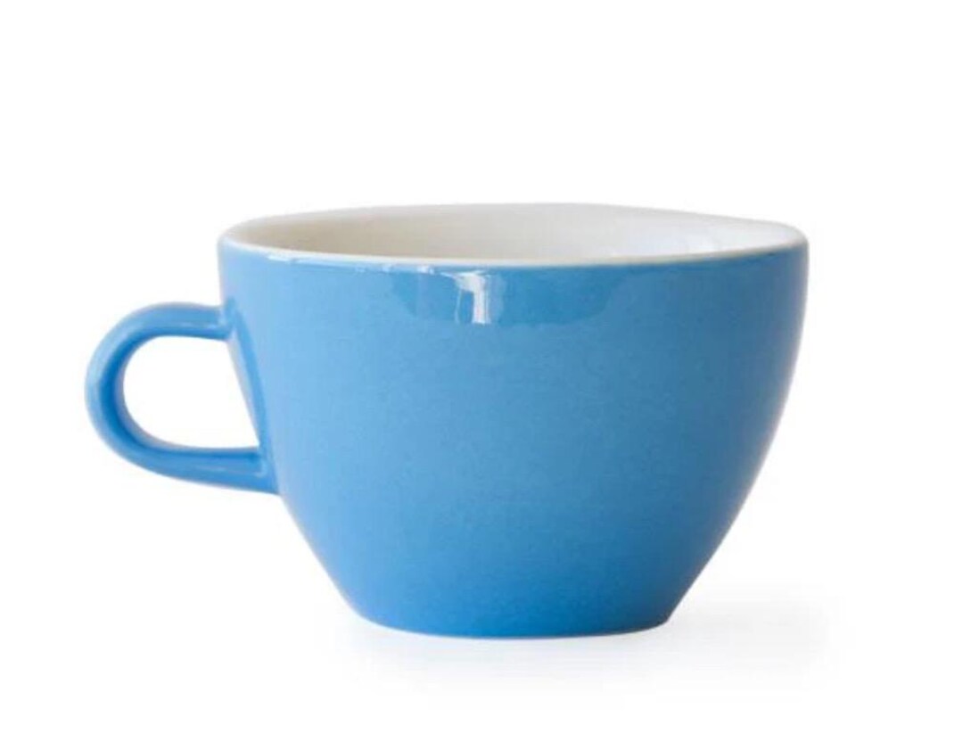 Set of 7 Acme Evo Latte Cups, Kokako Blue - Etsy