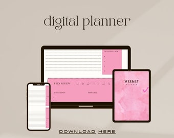Floral 2024 Digital Planner - Etsy
