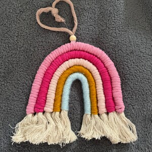 Custom Medium Macrame Rainbow - Etsy