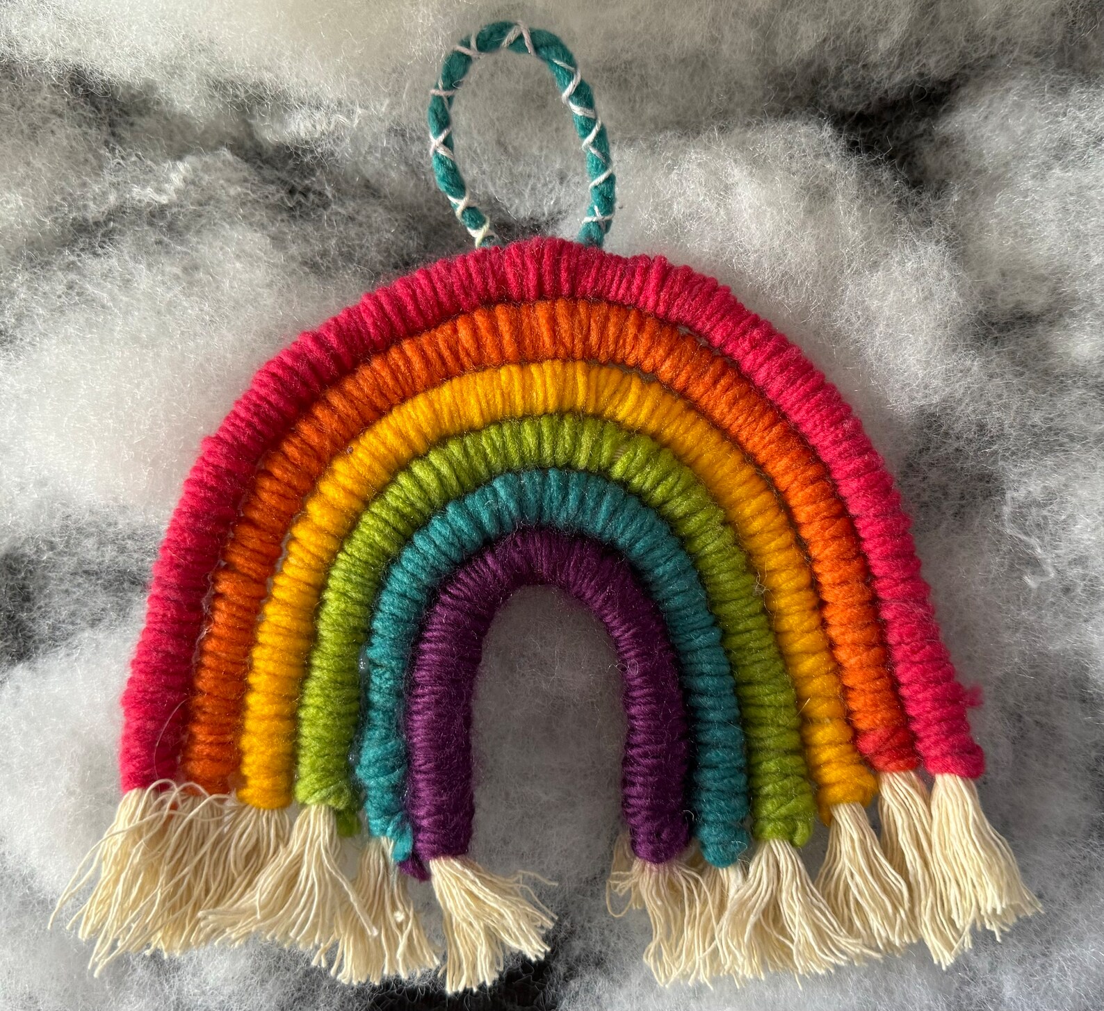 Custom Medium Macrame Rainbow - Etsy
