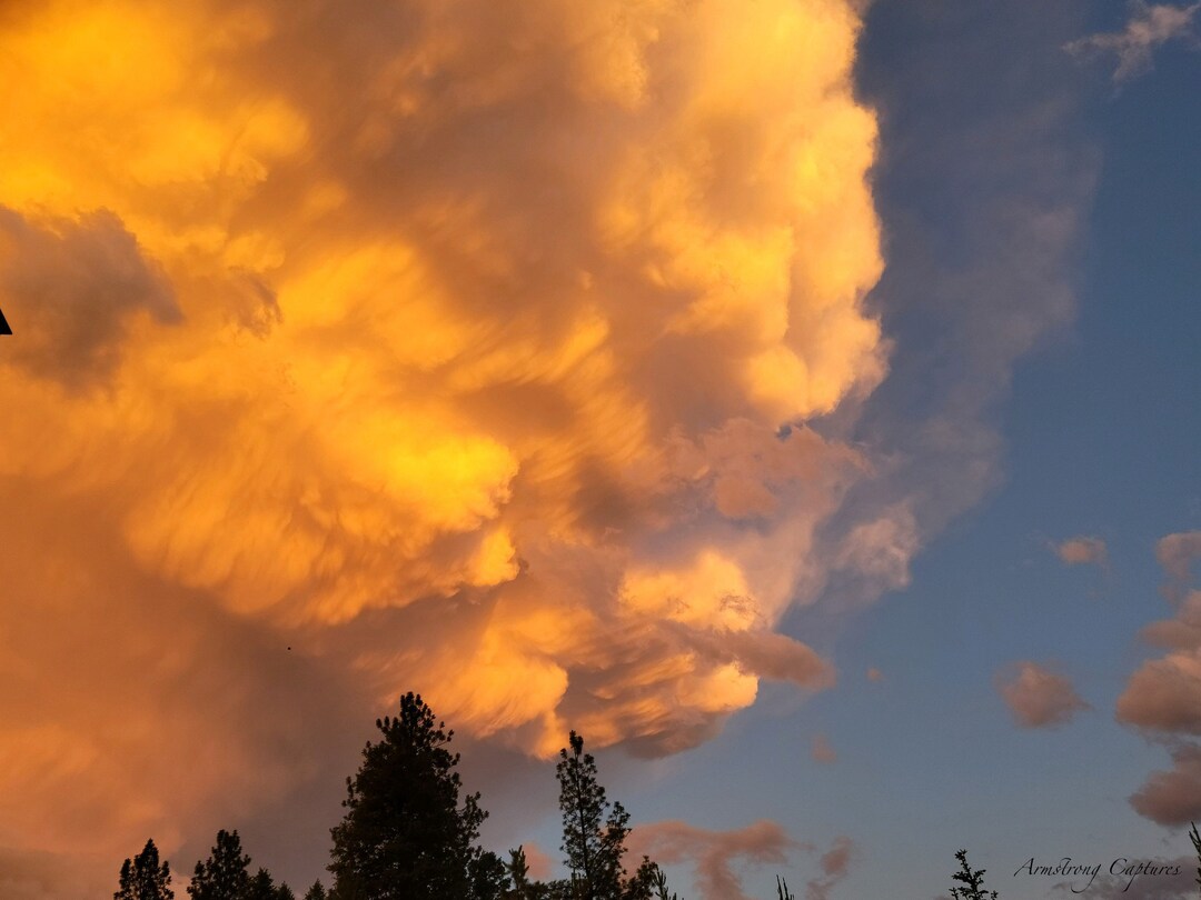8X10 Print Montana Storm Cloud, Nature Photography,montana Landscape ...