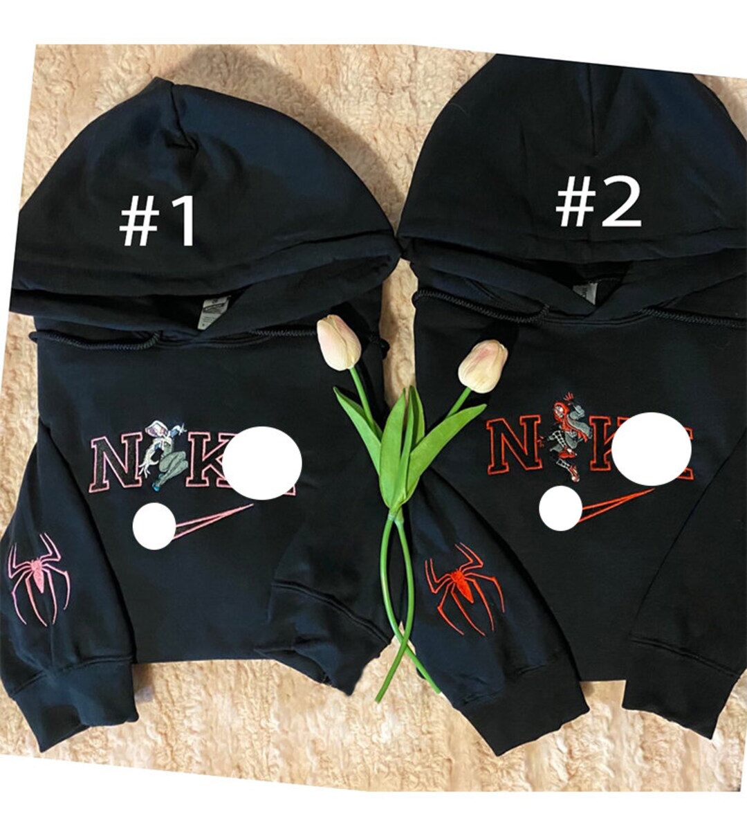 Gwe.nsta.cy and Spid.er.man Embroidered Sweatshirt, Matching Custom ...