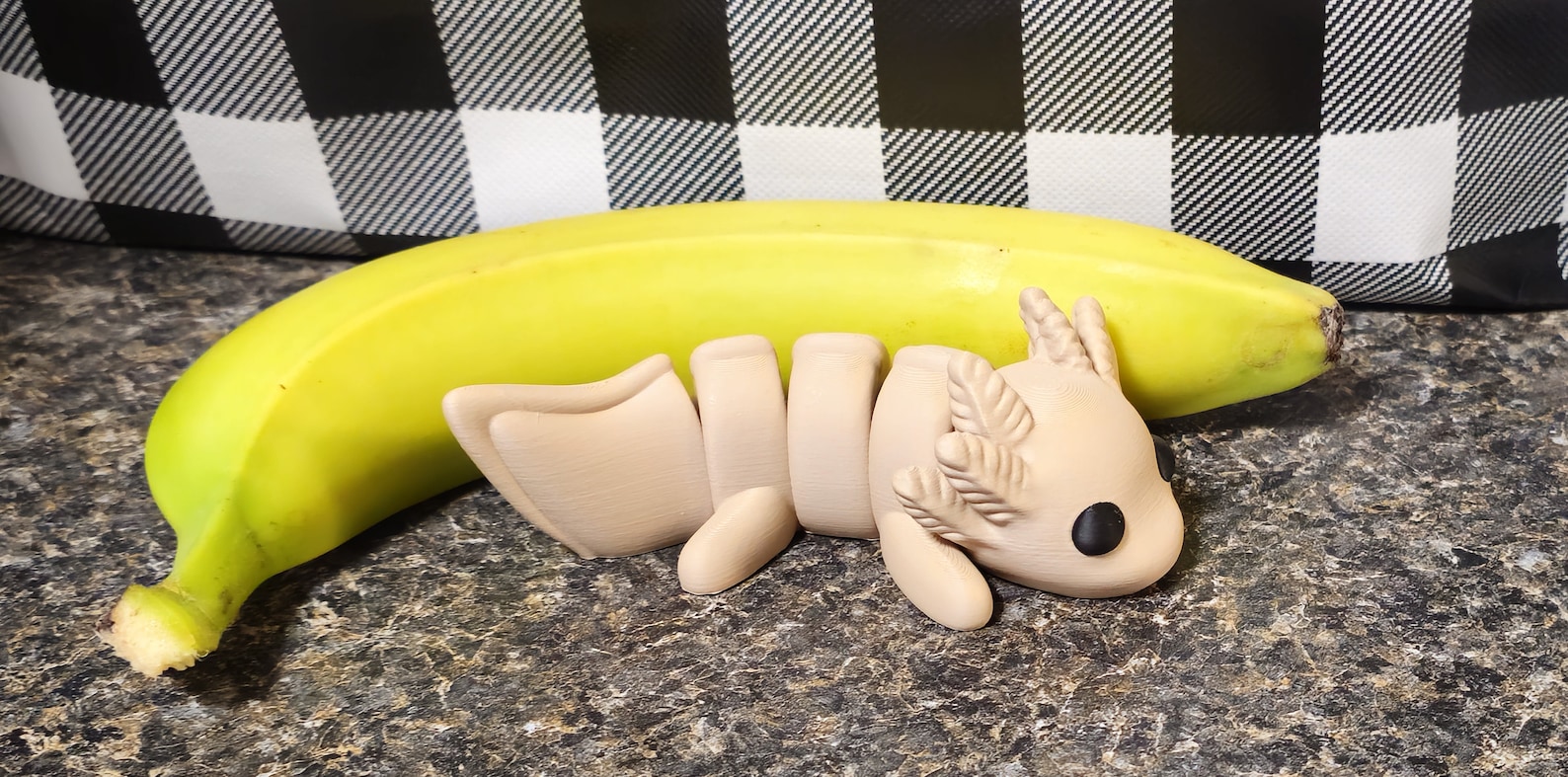 Wiggly Baby Axolotl - 3D Printed Girl Scout Mascot Axolotl Fidget Toy ...