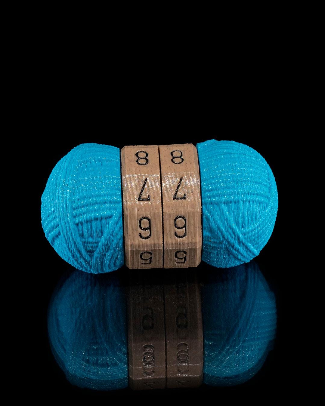Yarn Skein Stitch Counter | Fidget Yarn Toy - Etsy
