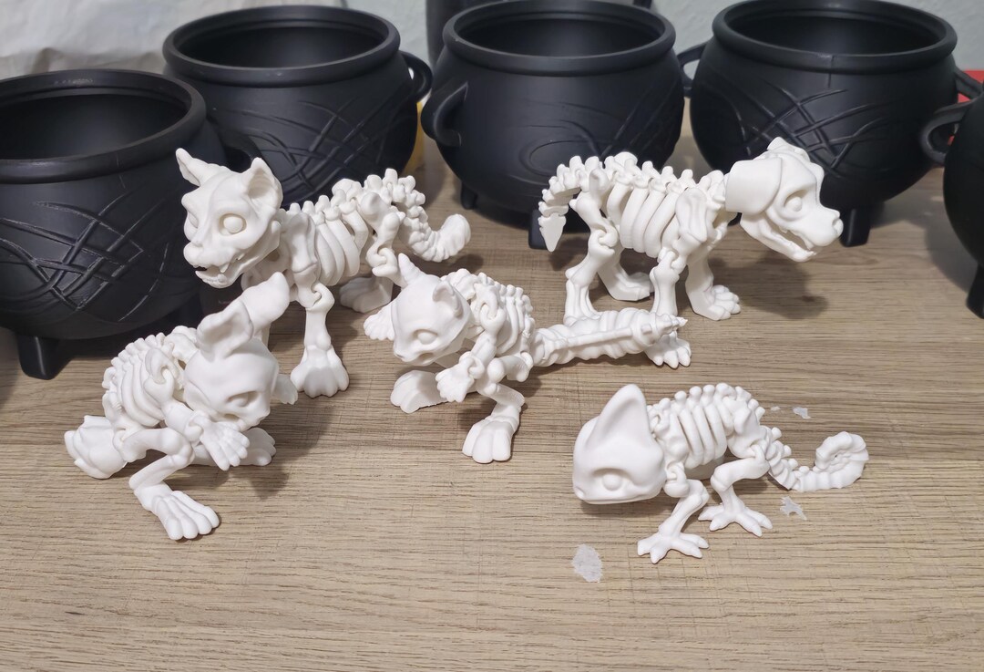 Flexi Animal Skeleton | 3D Printed Halloween Skeletons - Etsy