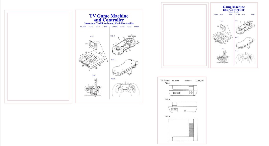 Nintendo Patent Drawing Files for Laser Engraving – Digital Download - Etsy