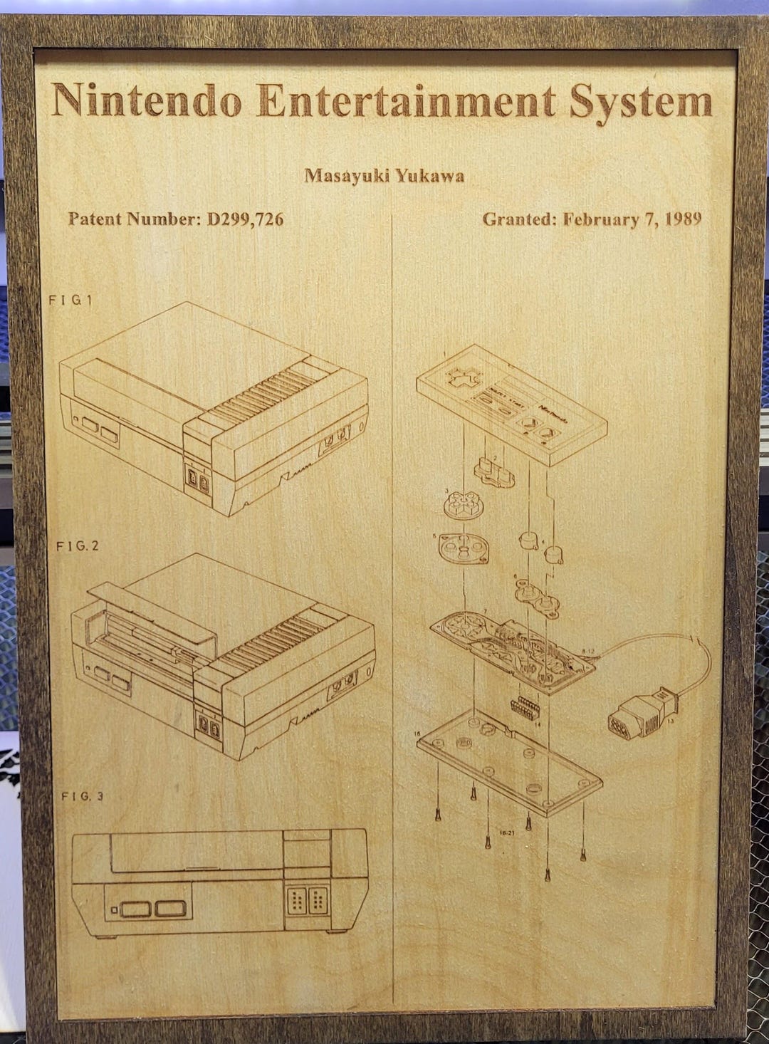 NES Patent Art SVG – Retro Gaming Console & Controller Laser File ...