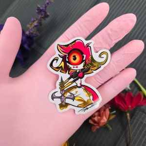 Nifty Hazbin Hotel gold Sticker - Etsy