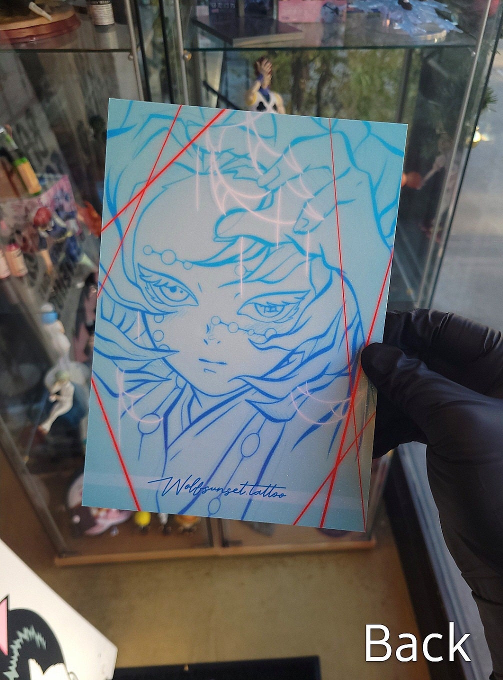 Rui Demon Slayer/kimetsu No Yaiba sticker Hollographic & Sparkly Print ...