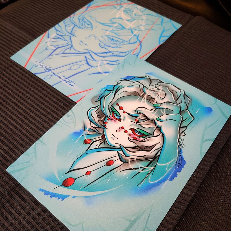 Rui Demon Slayer/kimetsu No Yaiba sticker Hollographic & Sparkly Print ...