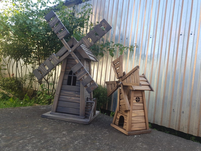 Handmade Home & Garden Decor | Wooden Windmill for Garden Decoration ...