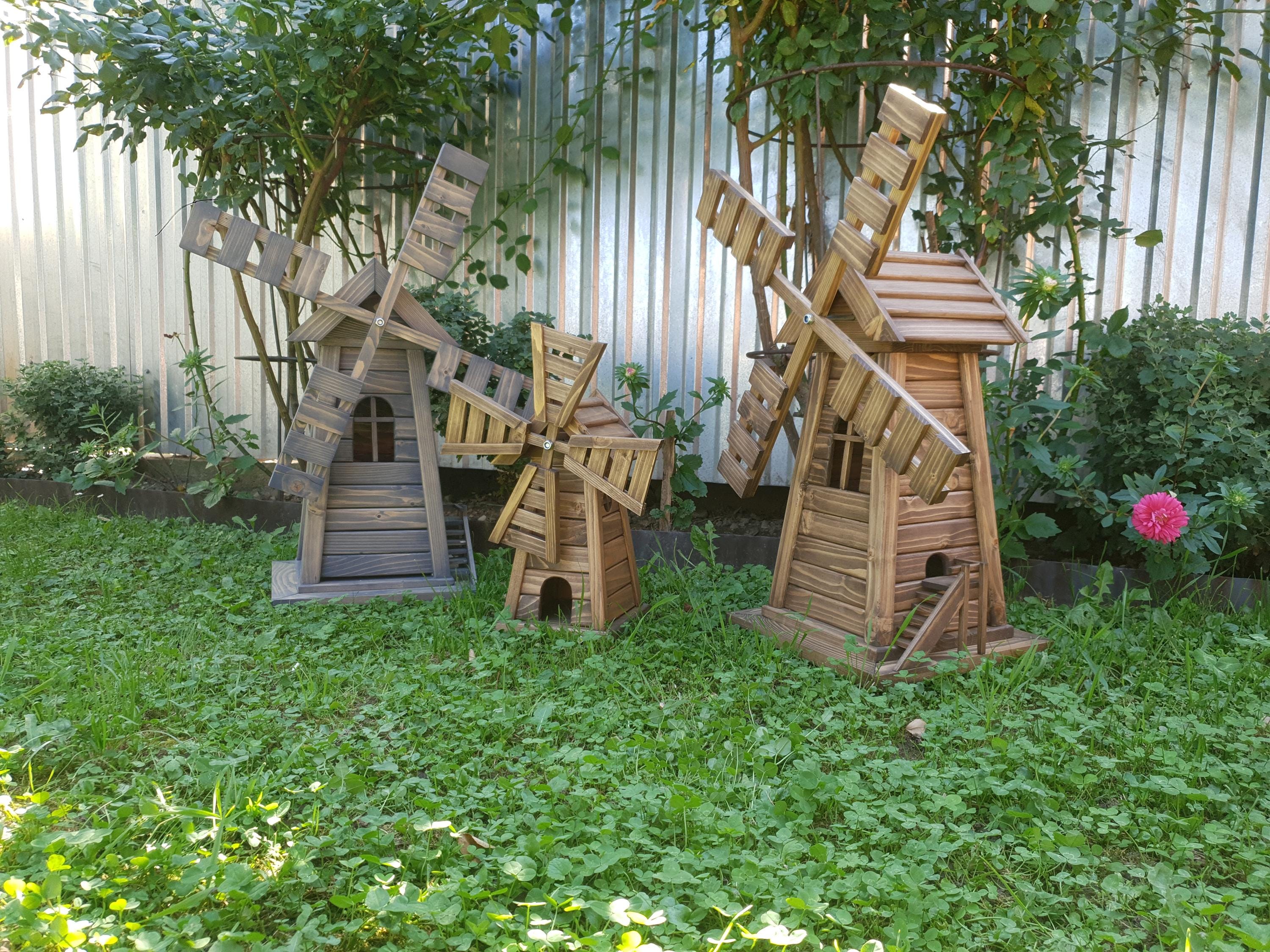 Wooden Windmill for Backyard | Personalized Windmill for Garden | Best ...