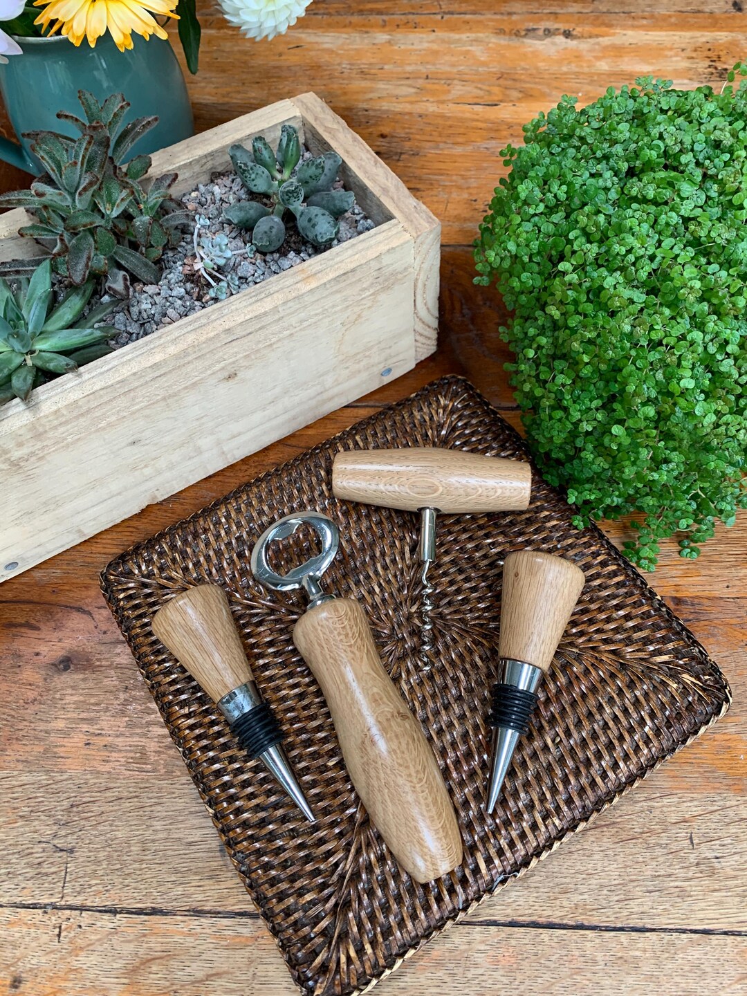 Oak Bar Set - Etsy