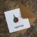 Robin Pebble Birthday Card, Robin Red Chest, Birthday Card, Unique ...