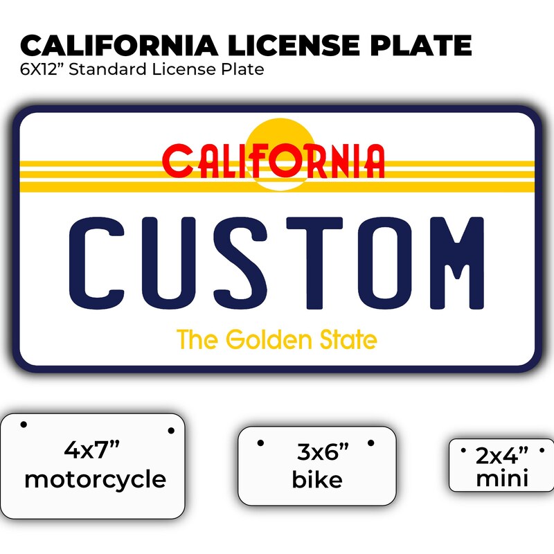 Mini License Plate - Etsy