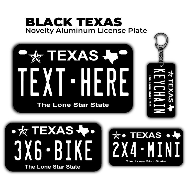 Texan Car Plate - Etsy