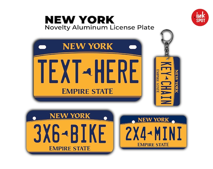 License Plate New York Excelsior, New York Excelsior License Plate ...
