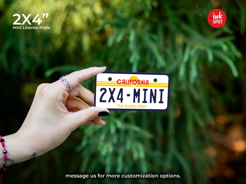 Novelty California Custom License Plate | Personalized Motorcycle, ATV ...