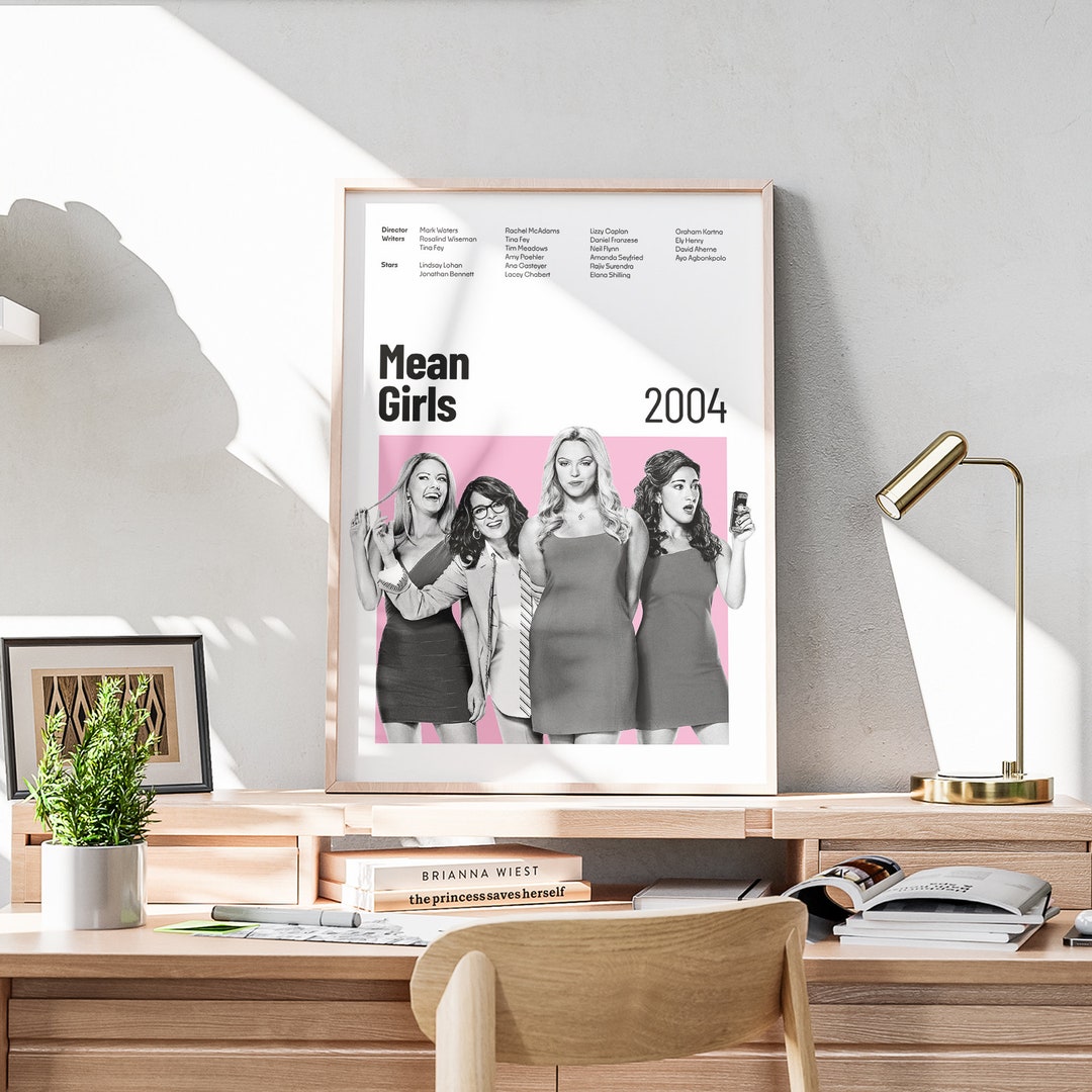 Mean Girls Movie Poster Print, Mean Girls Poster, Mean Girls Gift, Mean ...