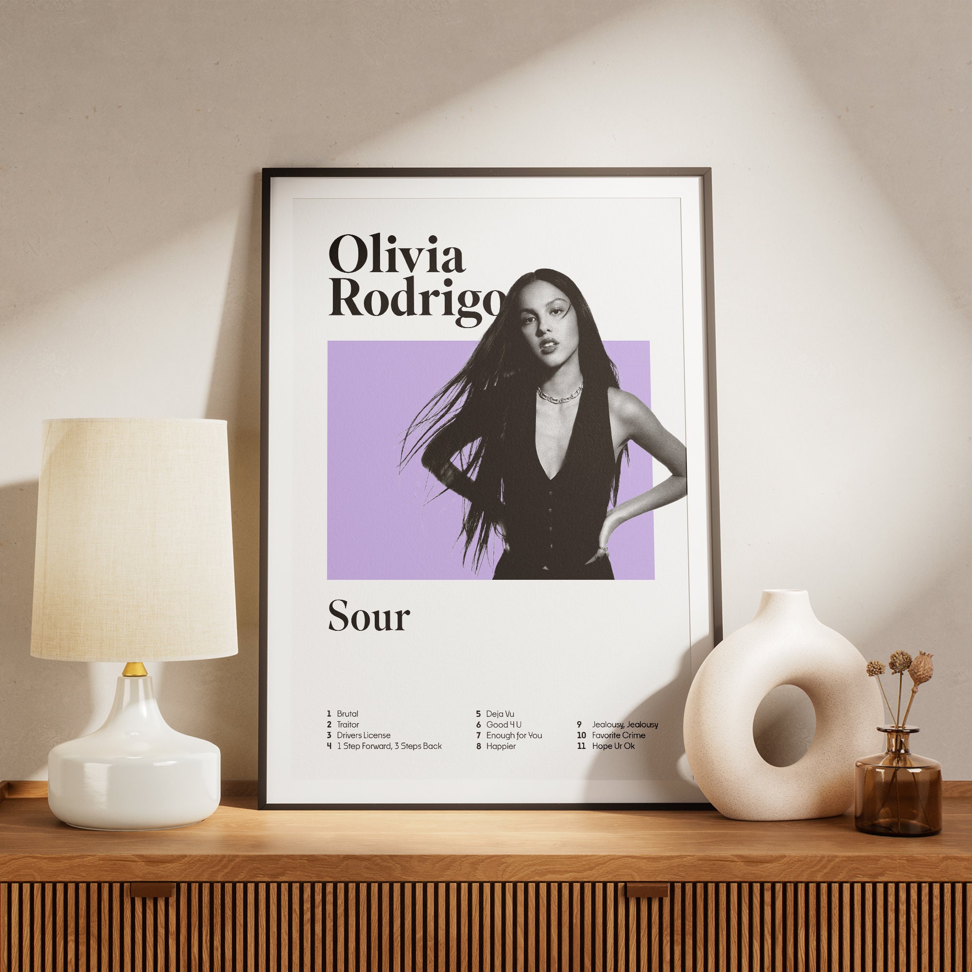 Olivia Rodrigo Sour Album Print, Olivia Rodrigo Print, Olivia Rodrigo ...
