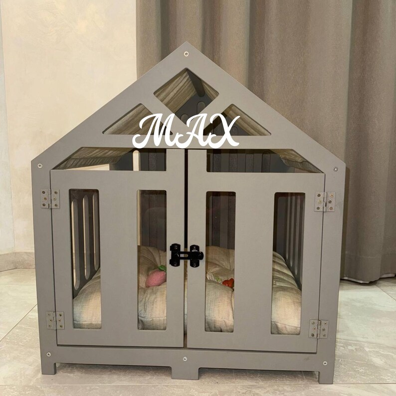 Custom Wooden Dog House Personalized Large Outdoor Dog House With Porch ...