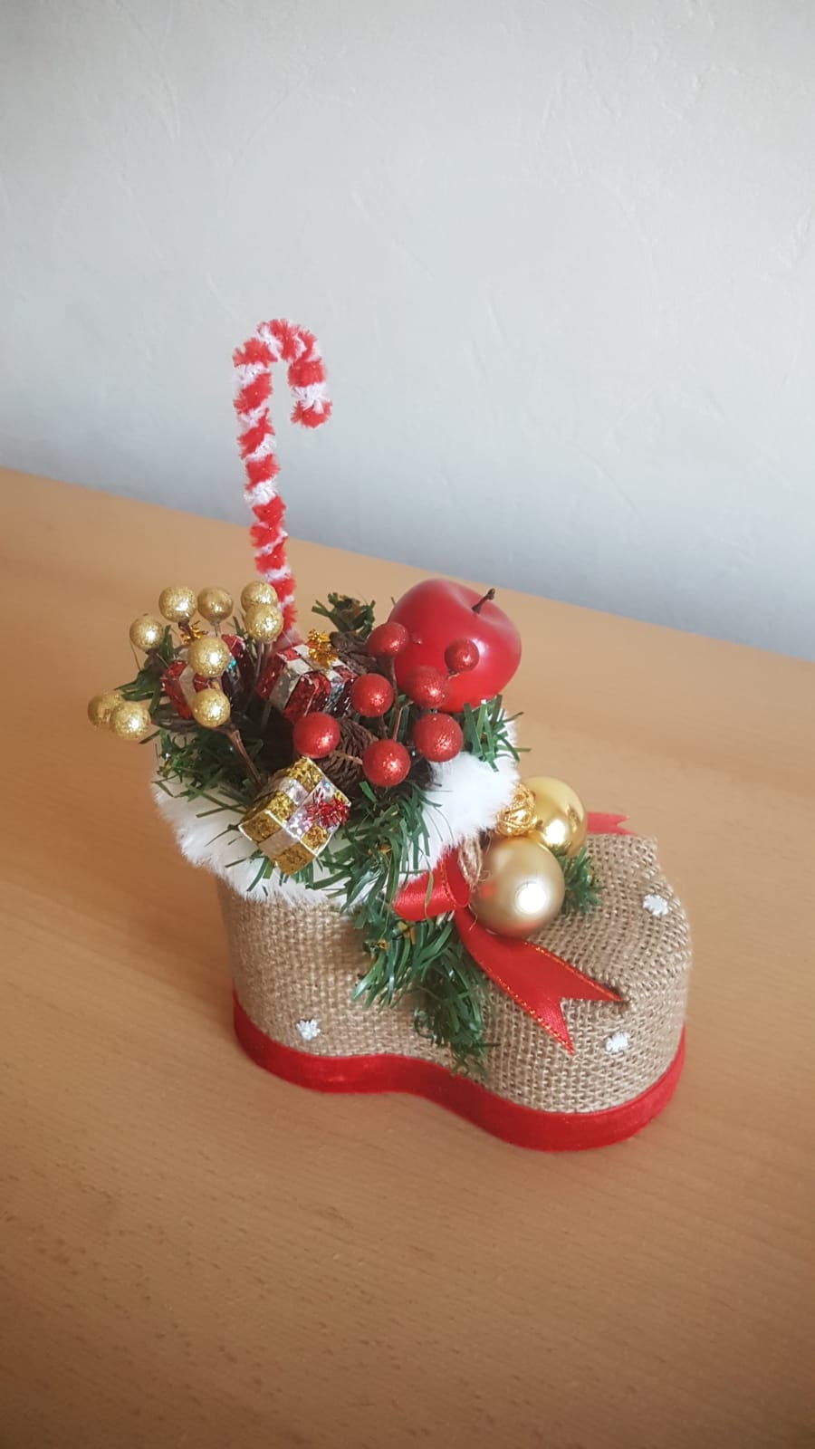 Handmande Santa Claus Boot Decoration - Etsy