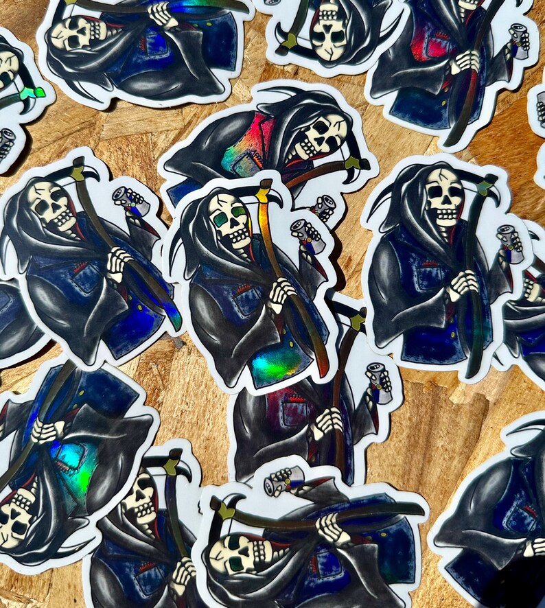 Blue Collar Grim Reaper, Working Class Grim Reaper, Trade Grim Reaper ...