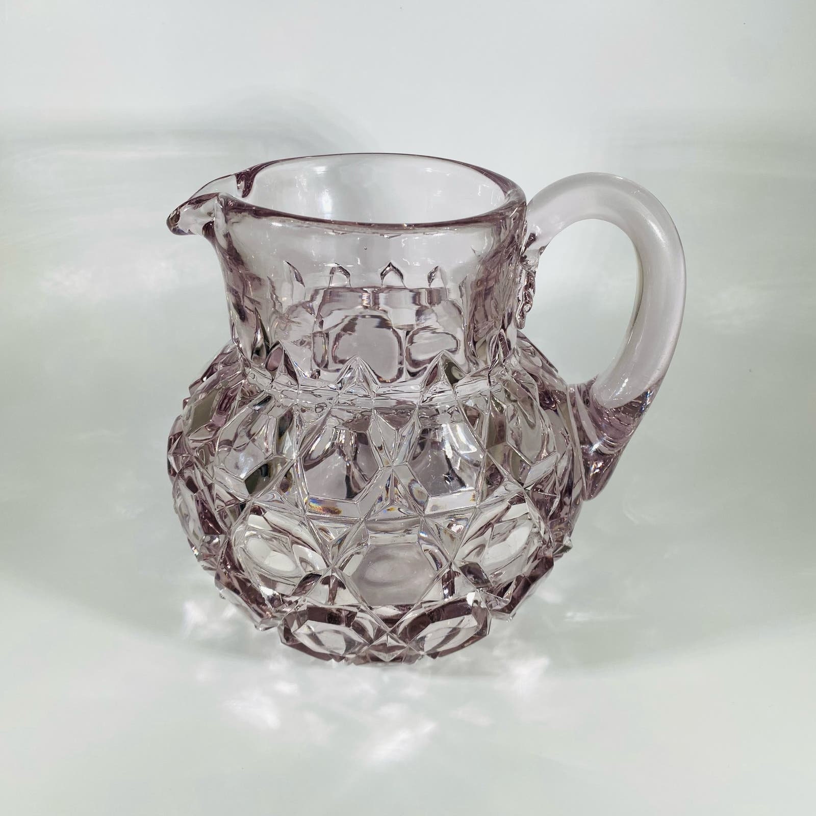 Antique Duncan and Miller Beveled Button Circa 1890 Water Pitcher - Etsy